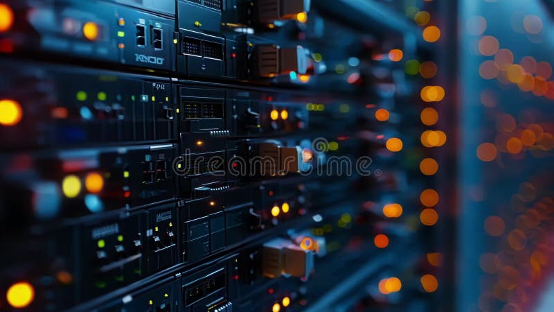 Camera Moving Along Server Racks with Flashing Lights Stock Video ... Camera Moving Along Server Racks with Flashing Lights Stock Video ...
