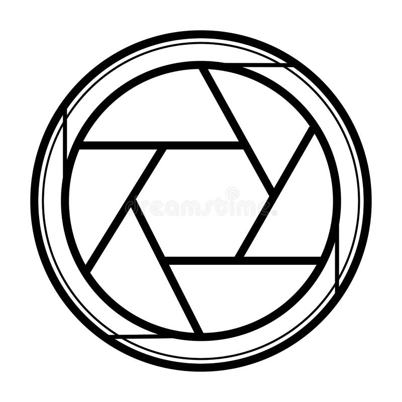 Camera Objective Icon, Cartoon Style Stock Vector - Illustration of ...