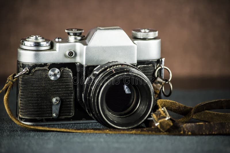 Camera stock photo. Image of vintage, original, worn - 46102560
