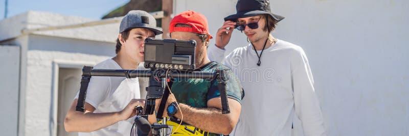 Camera Operator, Director and Dp Discuss the Process of a Commercial ...