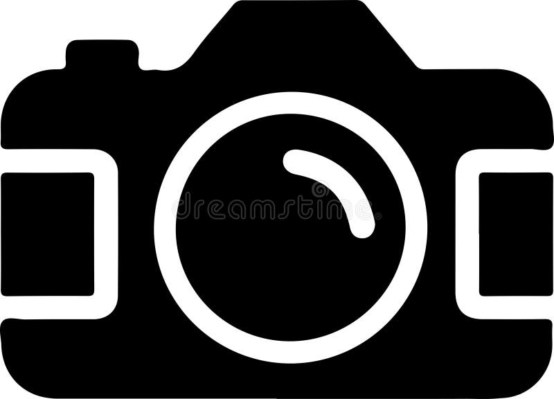 Camera Icon Vector Illustration. Camera Silhouette Vector Stock Photo ...