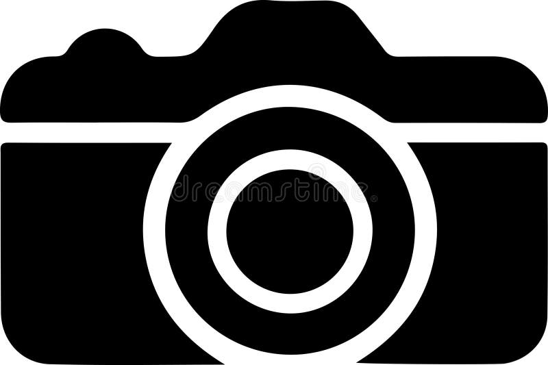 Camera Icon Vector Illustration. Camera Silhouette Vector Stock Photo ...