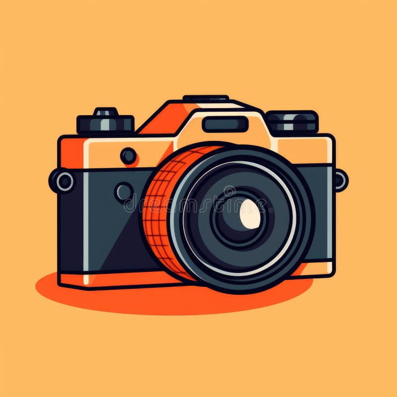 Orange Camera Icon Stock Illustrations – 6,340 Orange Camera Icon Stock ...