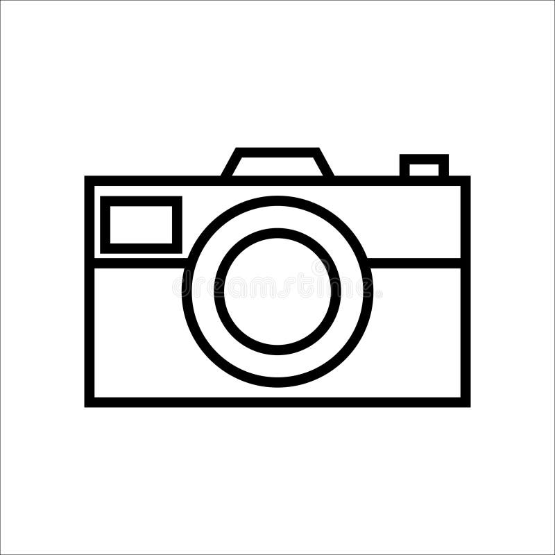 Web Camera Outline Icon Collection or Set. Web Camera Thin Vector Line ...