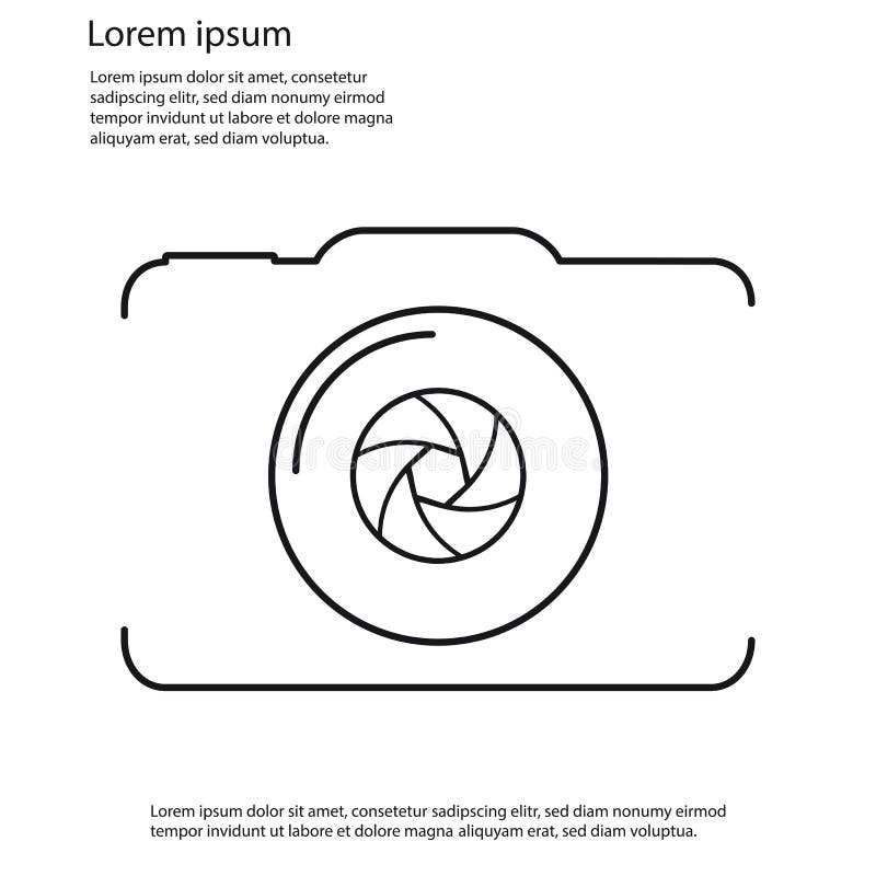 Camera Vector Outline