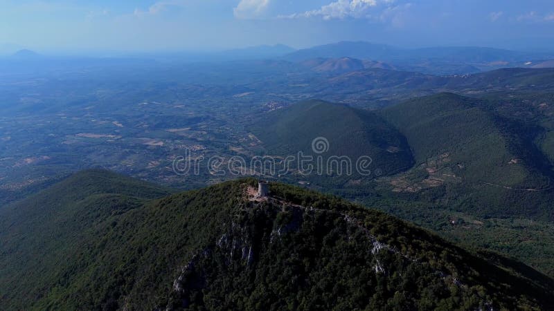 Camera Panning Showing Mountain Peak and Monument Stock Video - Video ...