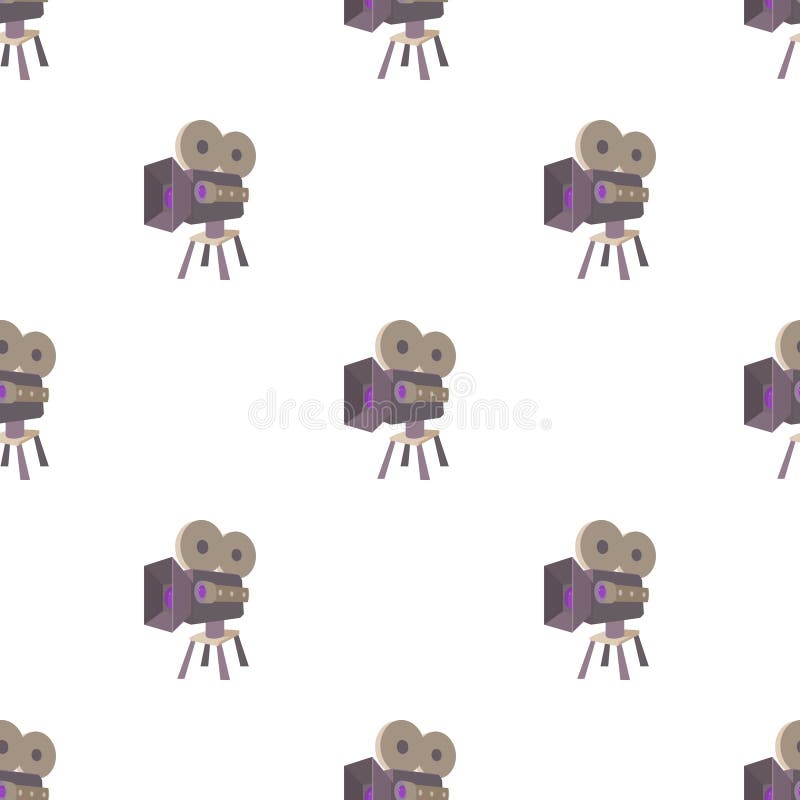 Camera Pattern Seamless Vector Stock Vector - Illustration of ...
