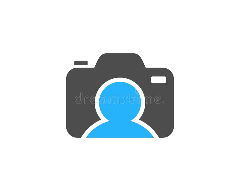 Camera People Icon Logo Design Element Stock Vector - Illustration of ...
