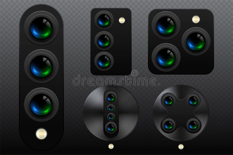 Camera Phone Lens Mobile 3d Vector Icon Stock Vector - Illustration of ...