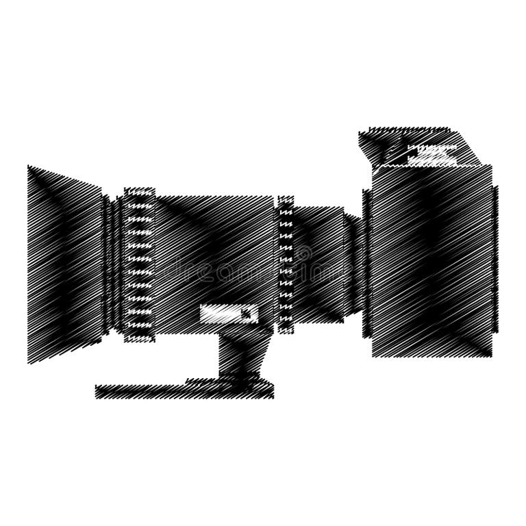 Camera Photo Fron Side View Stock Vector - Illustration of adult ...