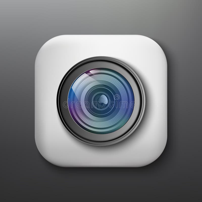 Camera Photo Lens Icon, Camera Photo Lens Application, Vector ...