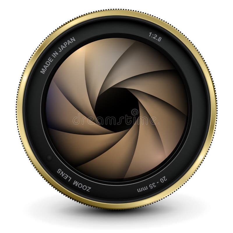 Camera shutter stock vector. Illustration of optical - 40368231