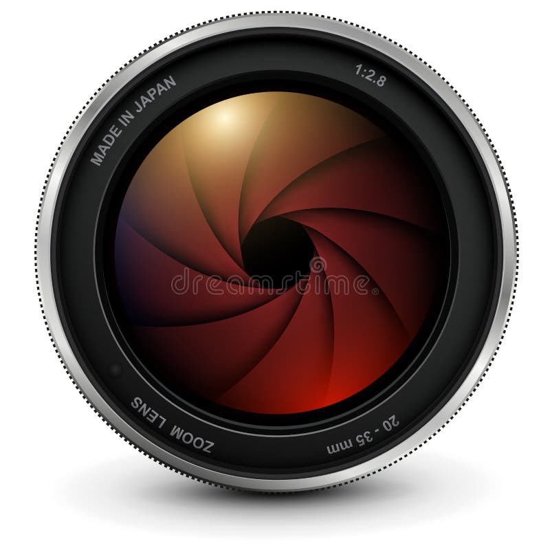 Camera shutter stock vector. Illustration of device, camera - 25889770