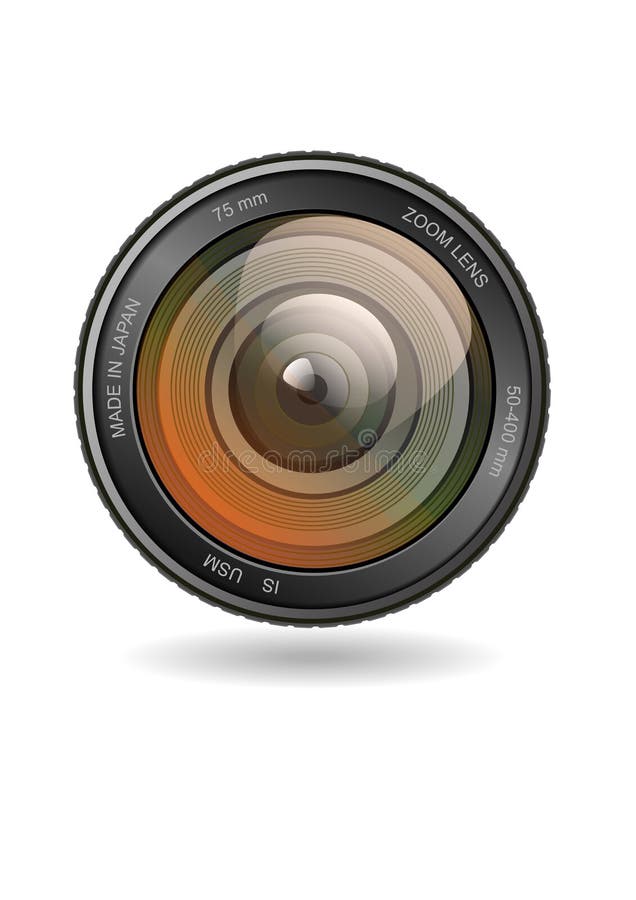Camera Photo Lens Vector Illustration. Stock Illustration ...