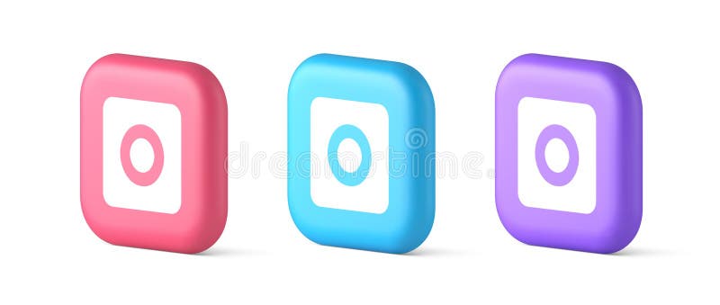 Camera Photo Video Shooting Button Multimedia Content Creation Web ...