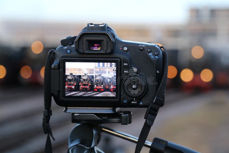 Camera stock photo. Image of screen, wiggle, steam, train - 49263528