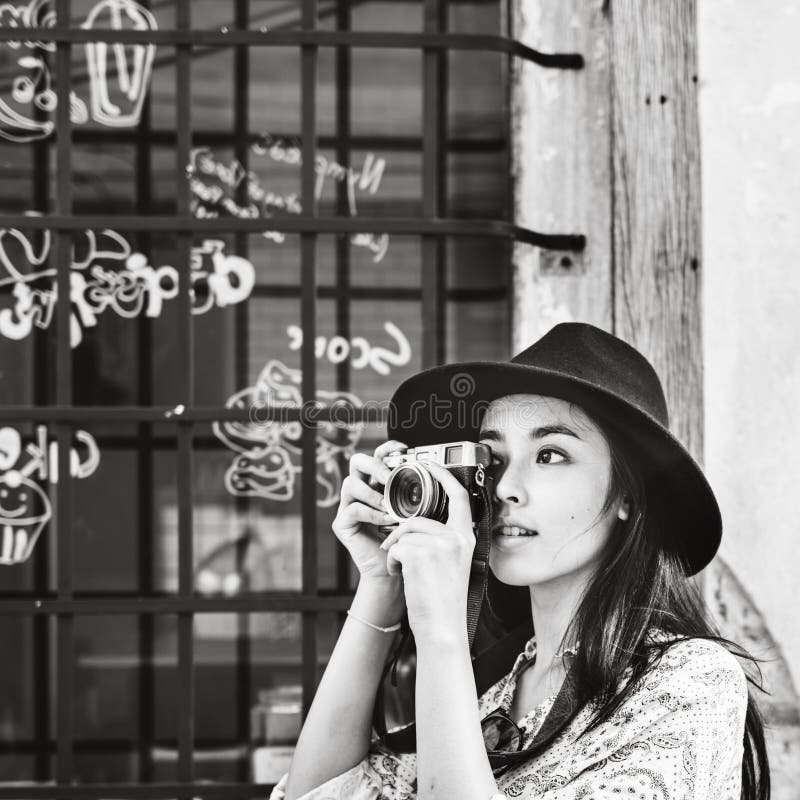 Camera Photographer Inspiration Journey Style Stock Image - Image of ...
