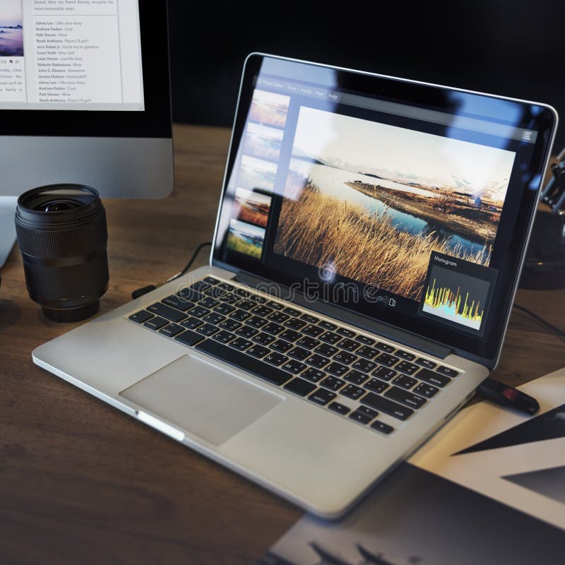 Camera Photography Design Studio Editing Concept Stock Photo - Image of ...