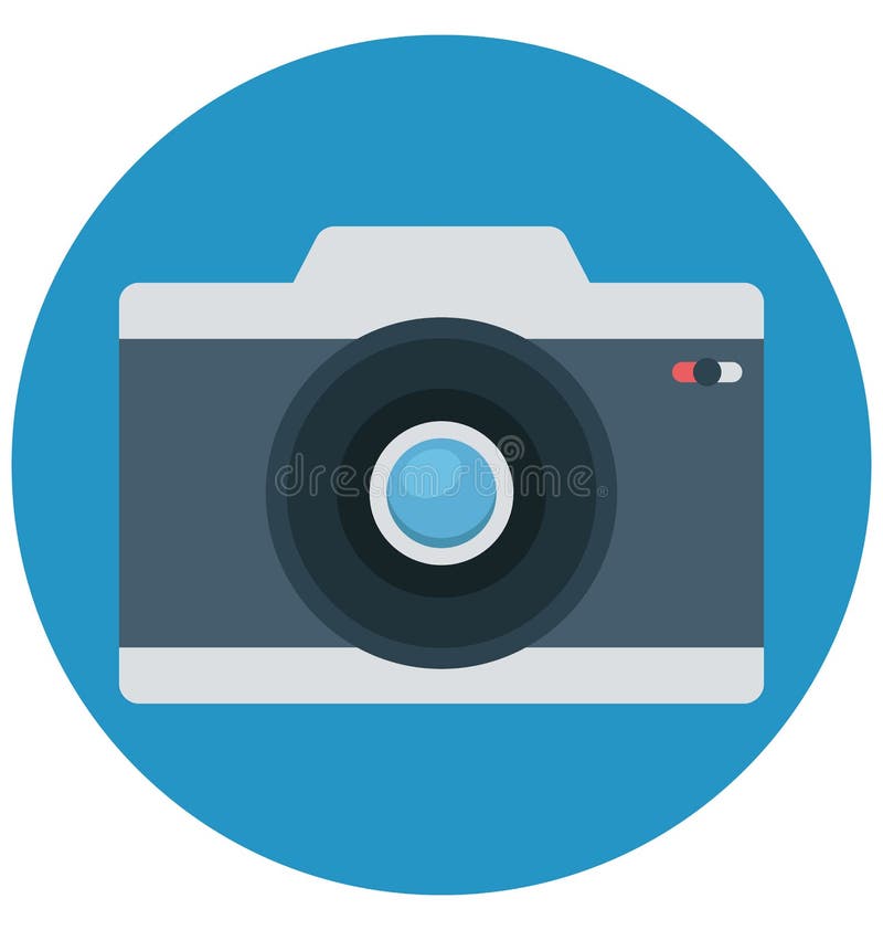 Camera, Photography, Isolated Vector Icons that Can Be Easily Modified ...