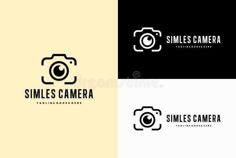 Simple Camera Icon Logo, Photography Logo, Logo for Camera and ...