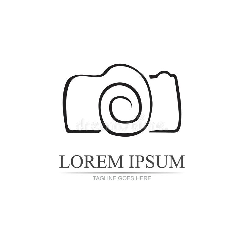 Camera Photography Logo Icon Vector Design Template Stock Vector ...