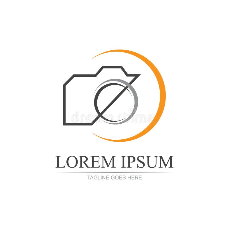 Camera Photography Logo Icon Vector Design Template Stock Vector ...