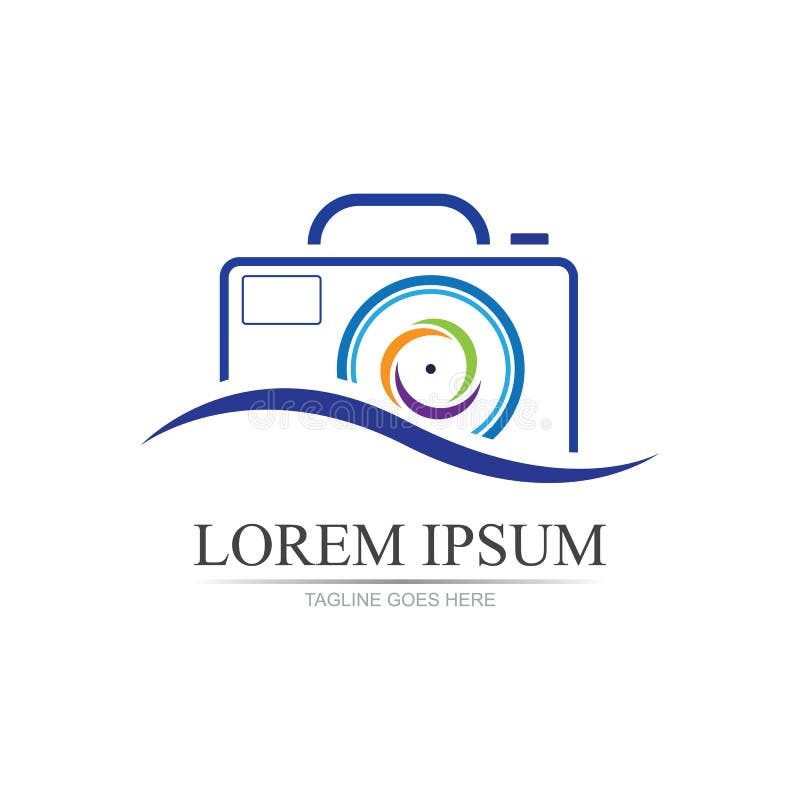 Camera Photography Logo Icon Vector Design Template Stock Vector ...