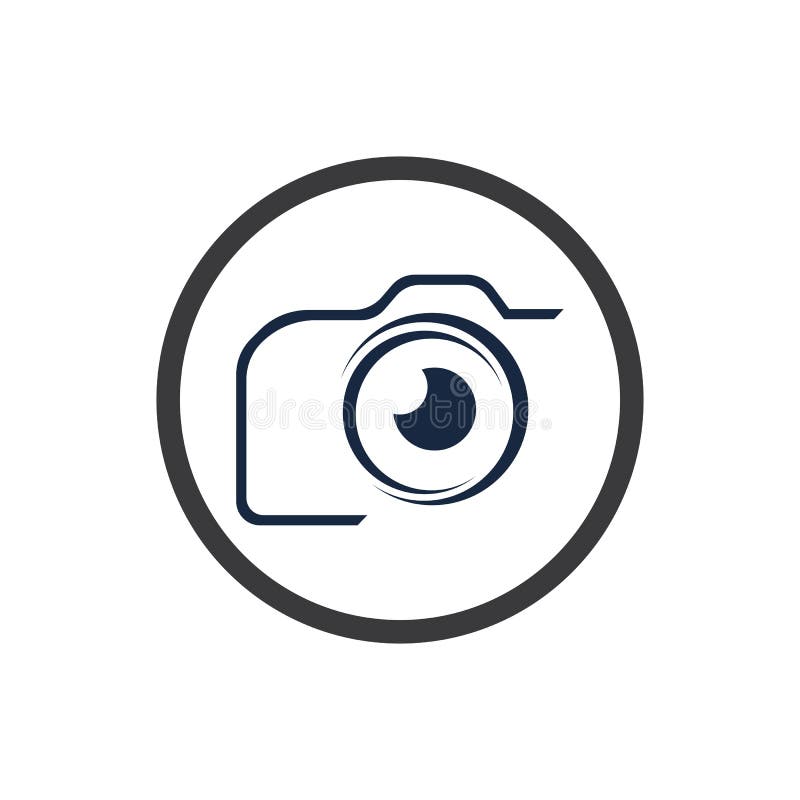 Camera Photography Logo Icon Vector Design Template Stock Vector ...