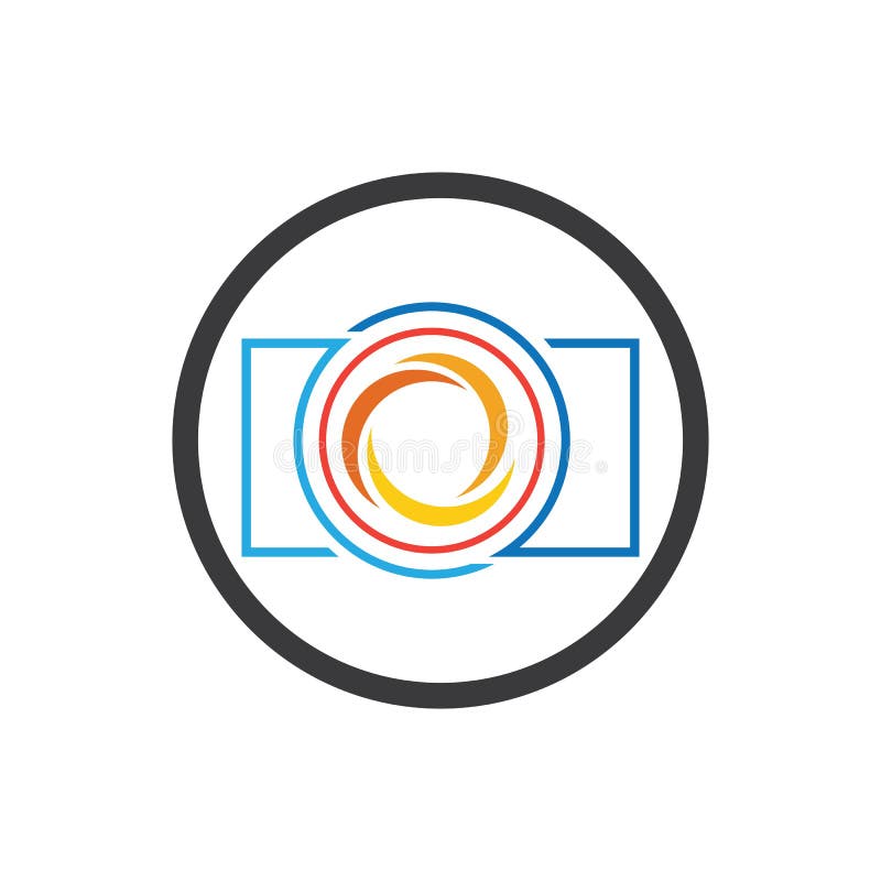 Camera Photography Logo Icon Vector Design Template Stock Vector ...
