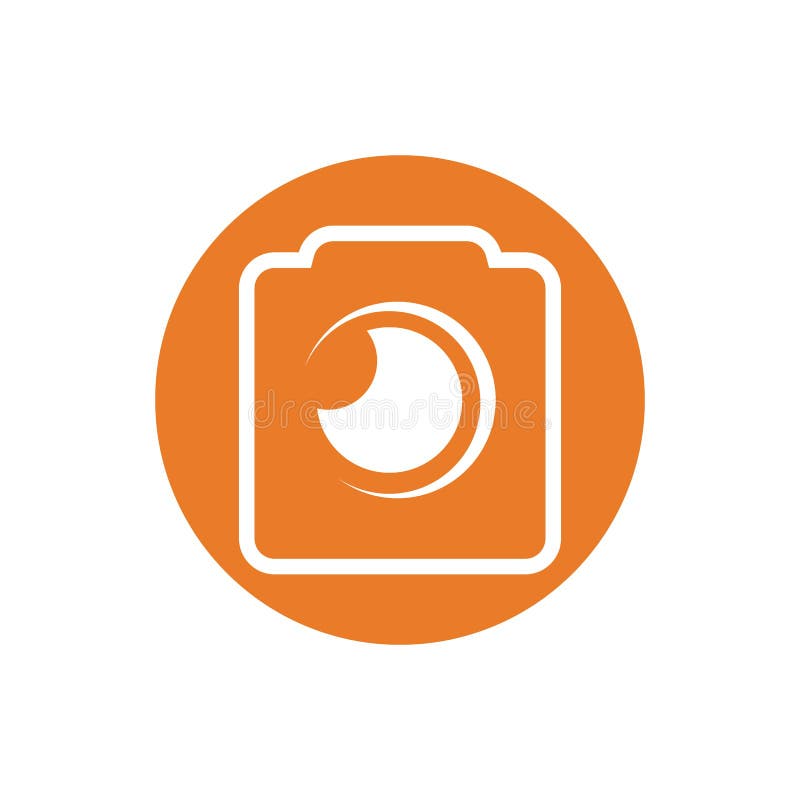 Camera Photography Logo Icon Vector Design Template Stock Illustration ...