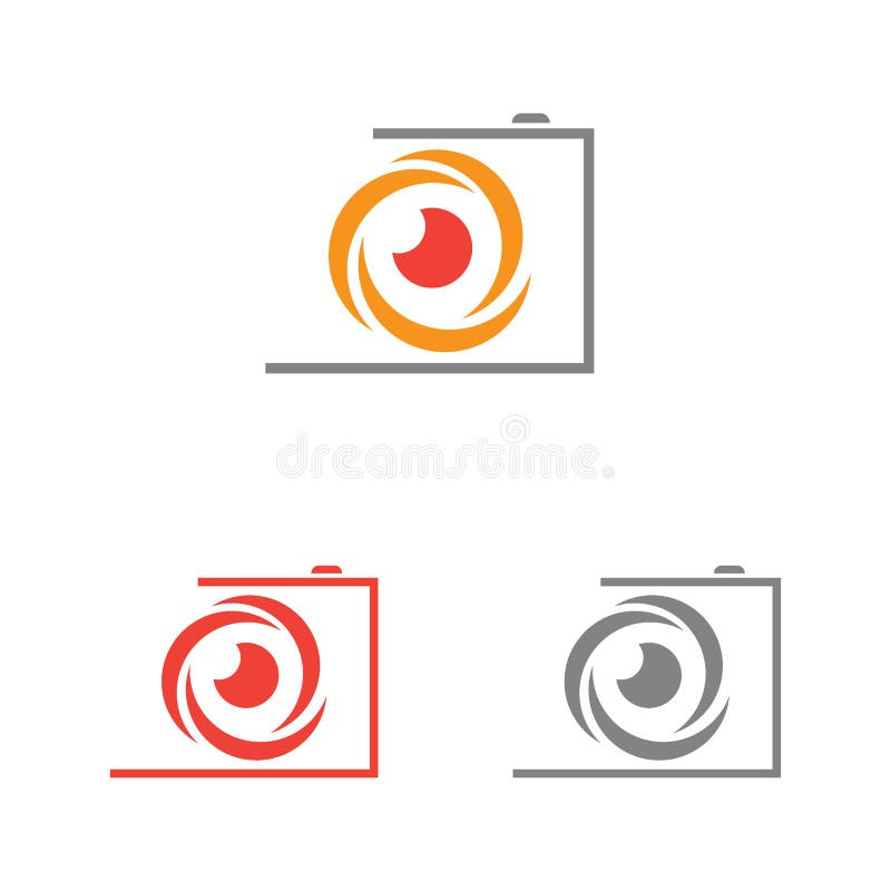 Camera Photography Logo Icon Vector Design Template Stock Vector ...