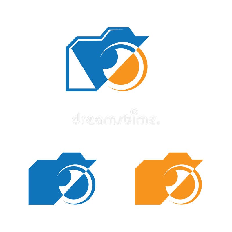 Camera Photography Logo Icon Vector Design Template Stock Vector ...