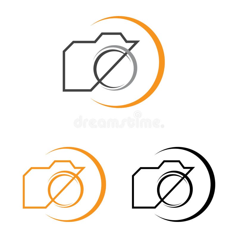 Camera Photography Logo Icon Vector Design Template Stock Vector ...