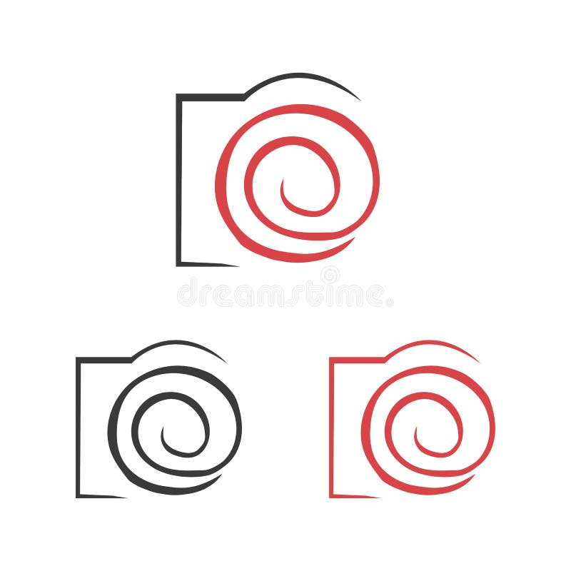 Camera Photography Logo Icon Vector Design Template Stock Vector ...