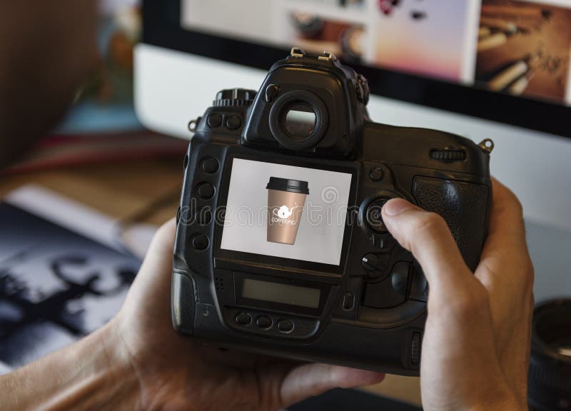 Camera Photography Photographer Working Checking Concept Stock Image ...