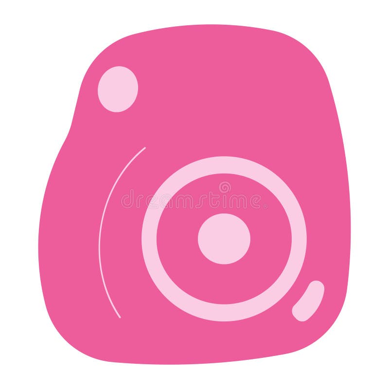 Camera Photography Pink Doll Girl Icon Element Stock Vector ...