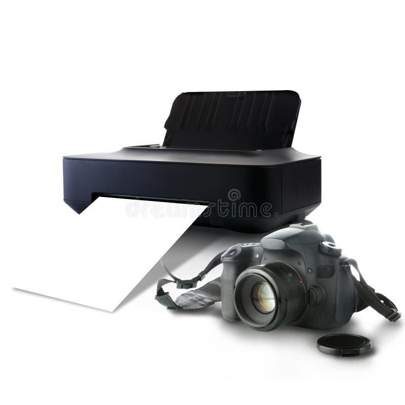 Printer and picture stock image. Image of beer, computer - 31207705