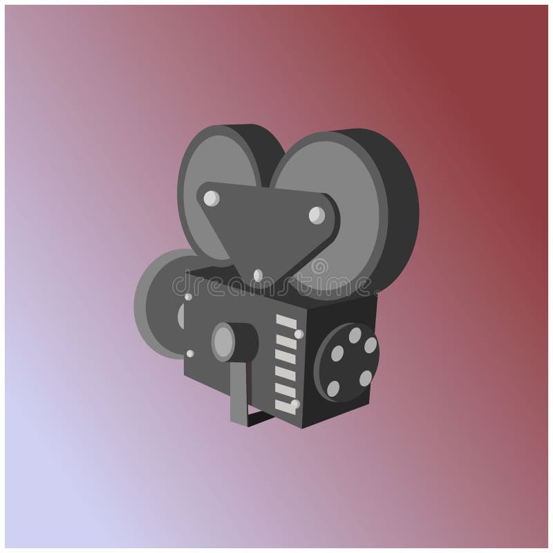 Camera Recorder Design Logo Vector Stock Vector - Illustration of film ...
