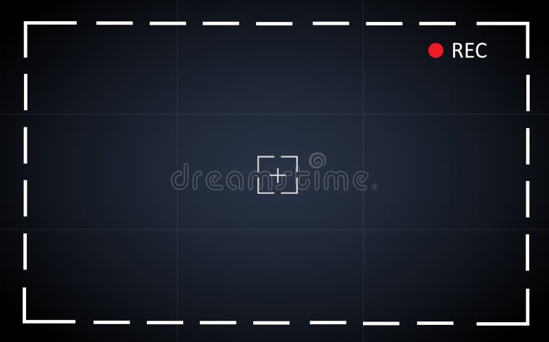 Camera Recording Screen Vector Illustration Background Stock Vector ... Camera Recording Screen Vector Illustration Background Stock Vector ...