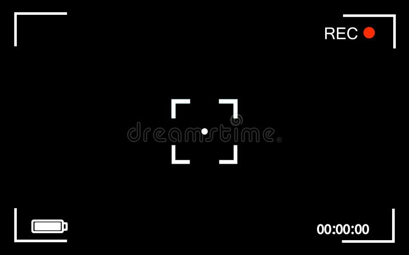 Camera Recording Screen .Vector Illustration Stock Illustration ...