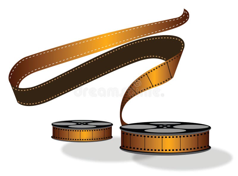 Camera reel stock illustration. Illustration of reel - 12790043