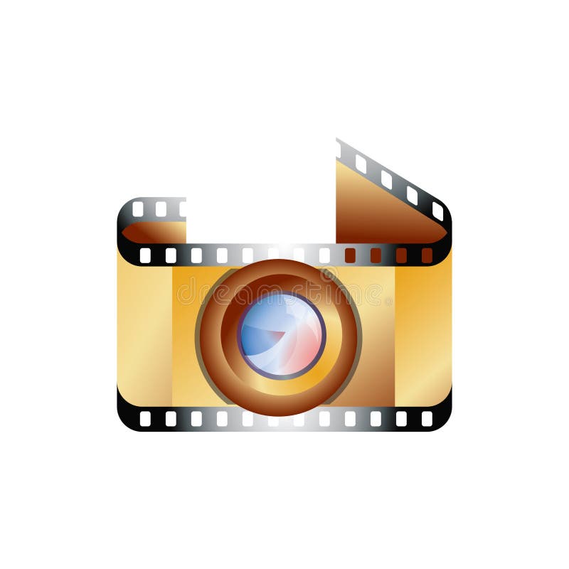 Camera Reel. Vector Illustration Decorative Design Stock Vector ...