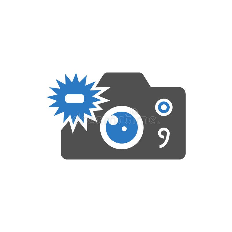 Camera Related Vector Glyph Icon. Stock Vector - Illustration of symbol ...