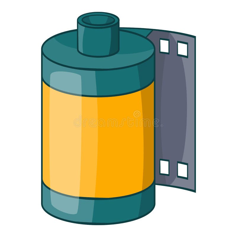 Camera Roll Icon, Cartoon Style Stock Vector - Illustration of player ...