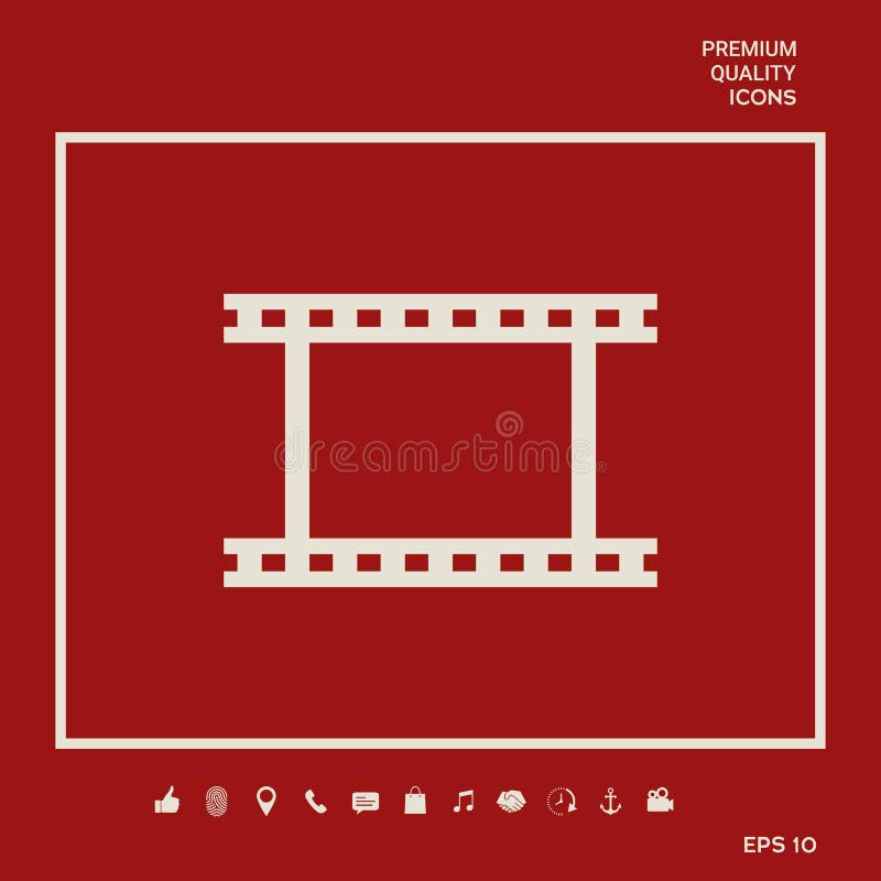 Camera Roll, Photographic Film, Camera Film Symbol Icon Stock Vector ...