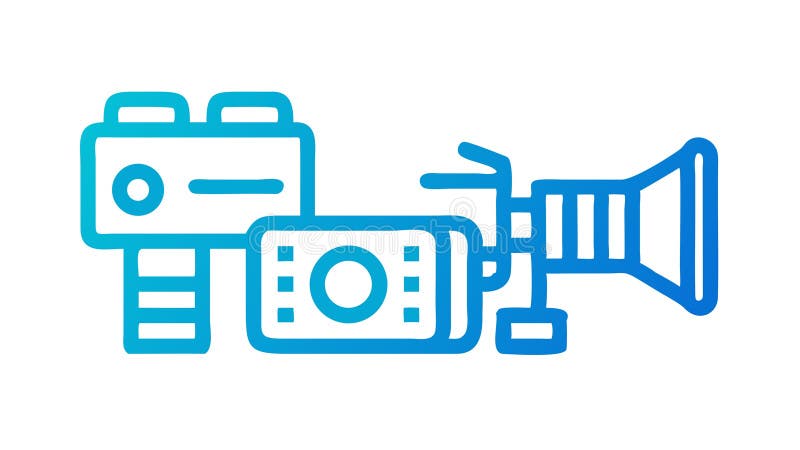 Camera with Screen, Display View, Vector Design Generative AI Stock ...