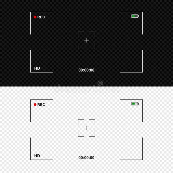Camera Screen, Frame Viewfinder, Video Recorder Digital Display ...