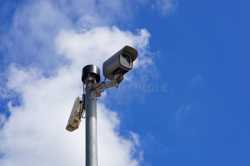 Camera editorial stock photo. Image of security, poznan - 93499818