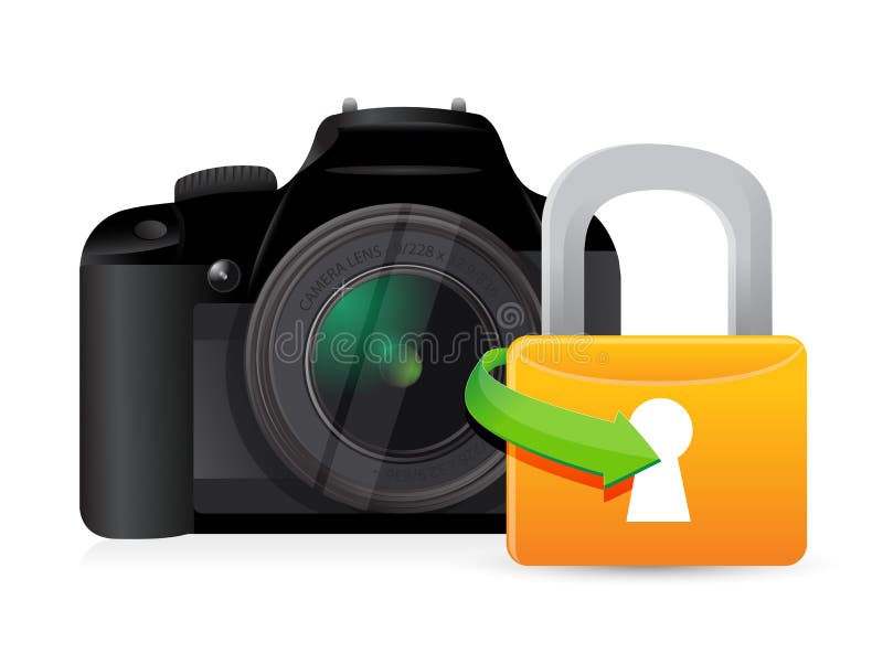 Security Lock Flat Icon for Apps. Vector Illustration Stock Vector ...