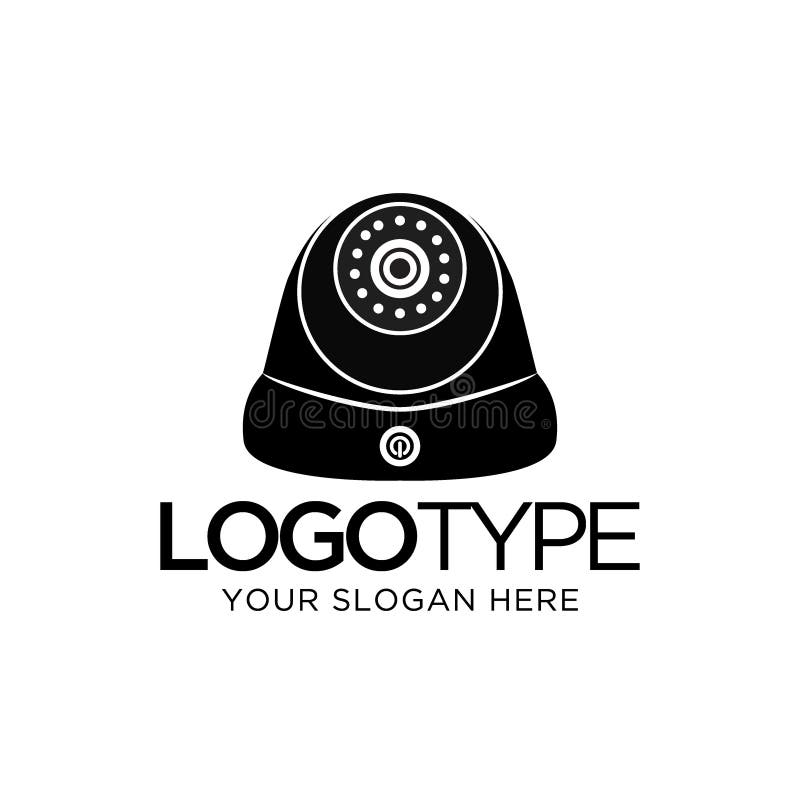 Camera Security Logo Design Template Stock Illustration - Illustration ...